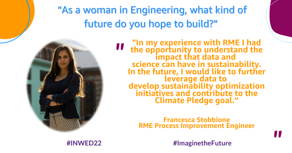 INWED SPOTLIGHT – Francessca Stobbione – ENGLISH - International Women in Engineering Day
